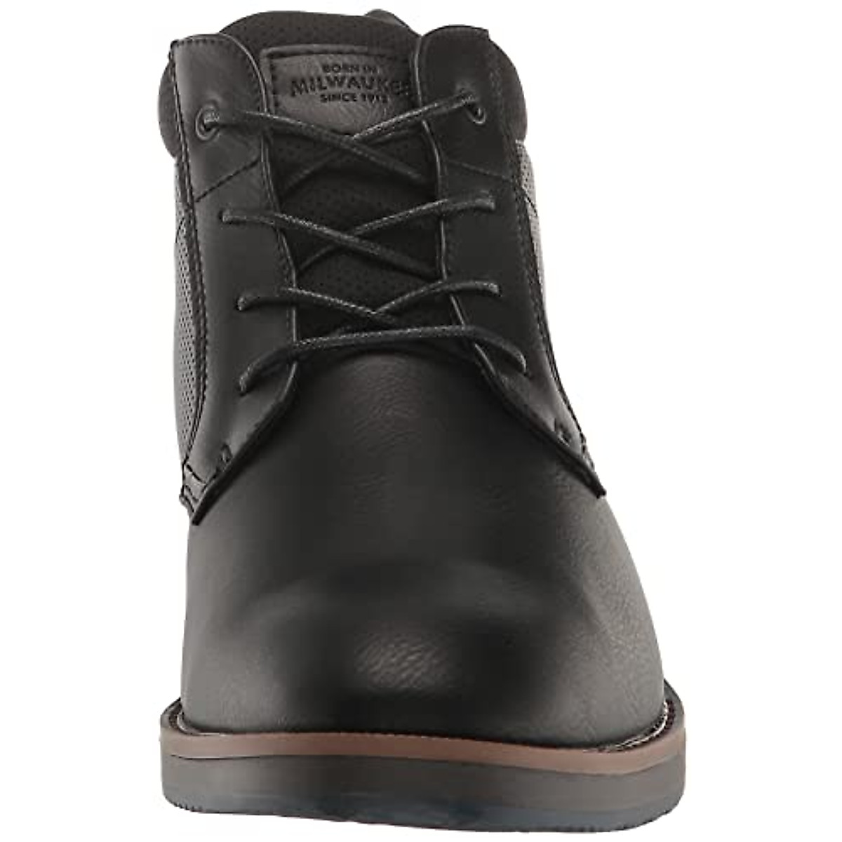 Nunn Bush Men's DC Circuit Plain Toe Chukka Boot with Memory Foam, Black, 13 Wide