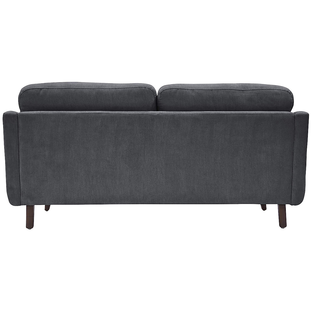 Serta Sierra Living Room Modern Design Microfiber Upholstered Couch Ideal for Smaller Spaces, 73" Sofa, Slate Gray