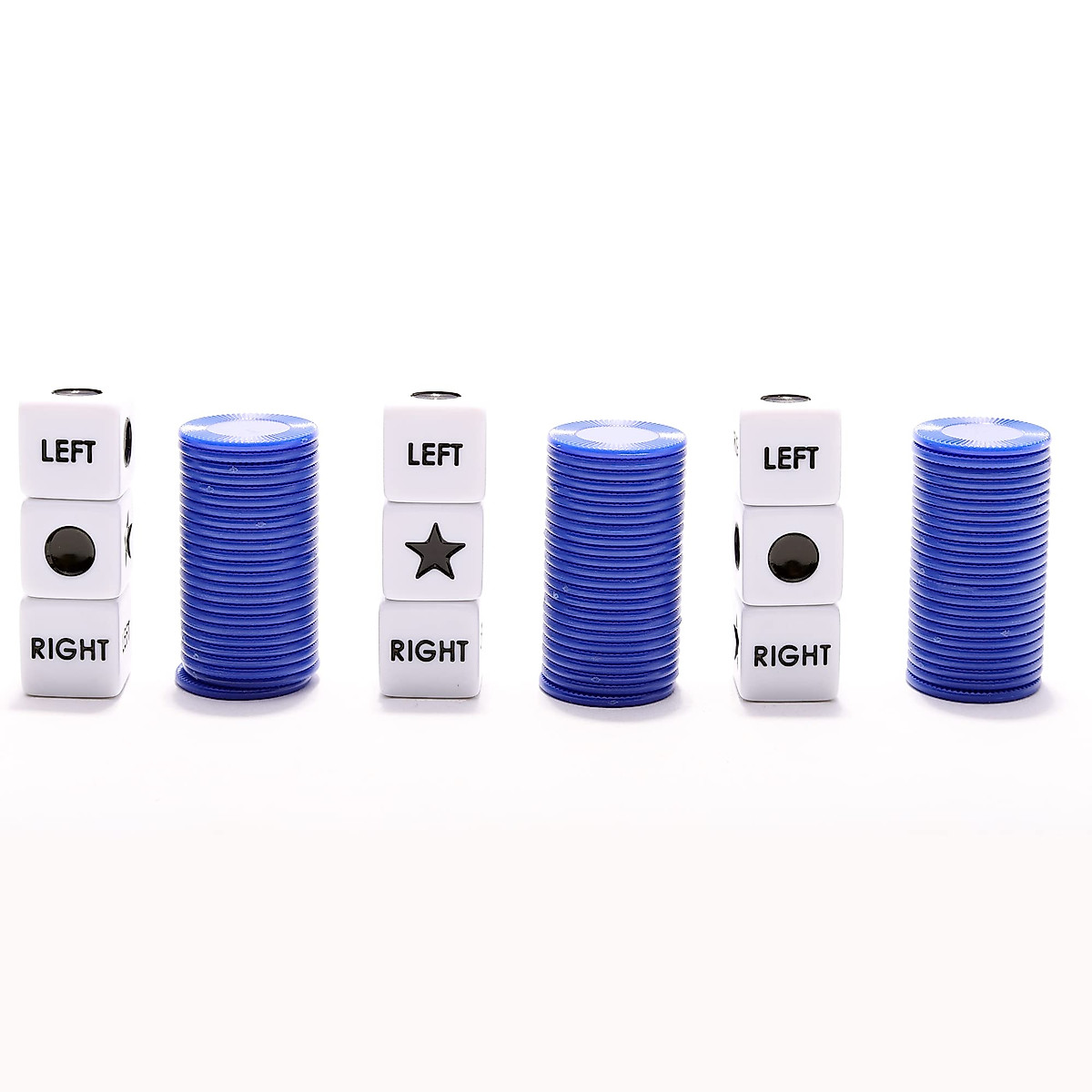 RNK Gaming Left Center Right Dice Game – Set of 3