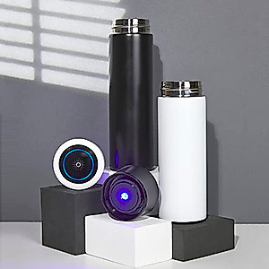 LINK UV-C Self Cleaning Sterizing Tumbler White 350ml / Water Purification /304SS Vacuum Insulated Stainless Steel Hot & Cold Double Walled/Tumbler Sterilization & Travel