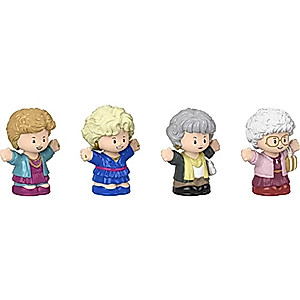 Little People Collector Dorothy, Blanch, Rose Sophia - the Golden Girls Special Edition Figure Set with 4 Character Figurines in a Gift Package