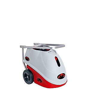 Lobster Sports – Elite Liberty Battery Operated Tennis Ball Machine – Lightweight – Large Wheels - Full-Featured Tennis Ball Thrower – Oscillation – Spin – 2-4 hr Runtime – Charger Included