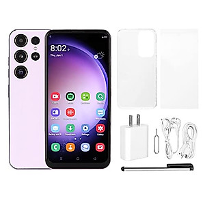 DAUZ S23 Ultra 6.6 Inch Smartphone, 8MP 24MP Camera 4GB 64GB Cellphone Quad Core CPU for Work Use (US Plug)