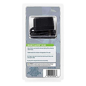 GloFish Blue LED Bubbler, Aquarium Lights With Air Stone For Fish Tanks 2.6-Inch x 4-Inch x 0.5-Inch