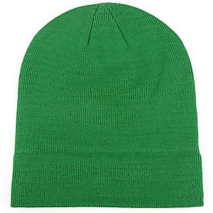 MaxNova St. Patrick's Day Green Beanie Women Men's Slouchy Beanie Cap