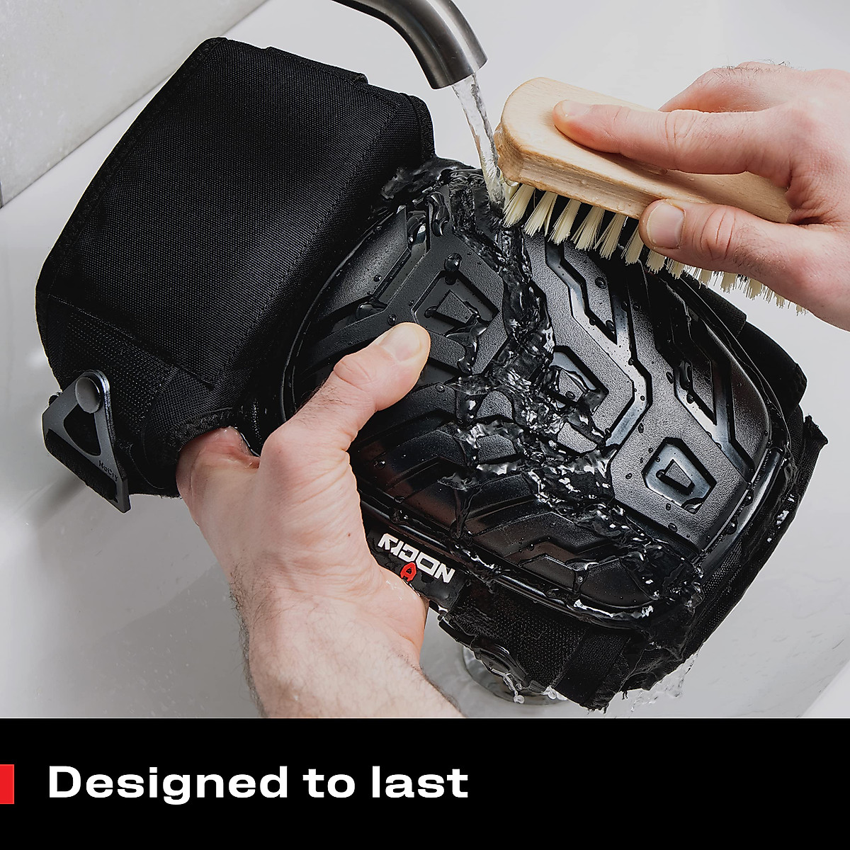 NoCry Professional Knee Pads for Work for Men with Adjustable Thigh & Shin Double Straps - Heavy Duty Shell, Soft Foam and Gel Cushion Gardening Knee Pads or Construction Knee Pads for Women and Men