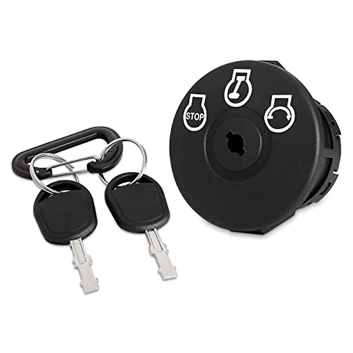 Ignition Switch 925-04228 Fit for Cub Cad et Mower - 3 Position Key Switch Compatible with Cad RZT-42 RZT-50 RZT-54 Riding Mower, Troy-Bilt Mustang XP 42 50 54 Zero Turn Mower, Replace 725-04228