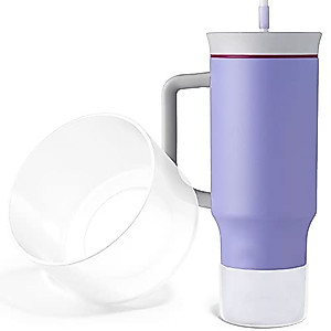 Jmoe USA Silicone Sleeve for Owala 40oz Tumbler | Fits Handle Tumbler Only | Anti-Slip Boot | Protects Against Dents & Scratches | Protector for Bottom of Cup | Made of Durable BPA Free Silicone