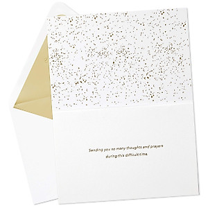 Hallmark Signature Sympathy Card (Many Thoughts and Prayers)