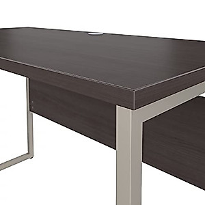 Bush Business Furniture Hybrid Computer Table Desk with Metal Legs, 48W x 24D, Storm Gray