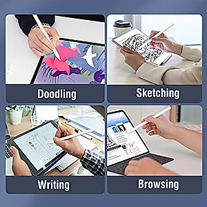 Magnetic iPad Pencil 2nd Generation - StylusHome Wireless Charging Stylus, Alternative for Apple Pencil 2nd Generation,Work with iPad Pro 11" 1/2/3/4,iPad Pro 12.9" 3/4/5/6,iPad Air 4/5,iPad Mini 6