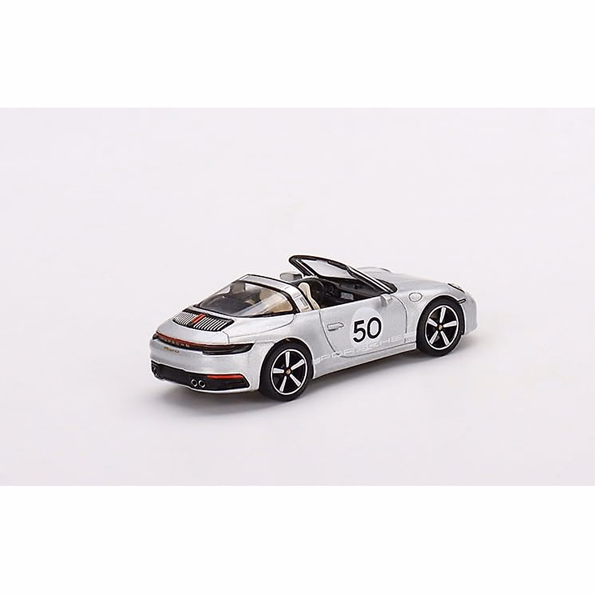 True Scale Miniatures Model Car Compatible with Porsche 911 Targa 4S Heritage Design Limited Edition 1/64 Diecast Model Car MGT00507