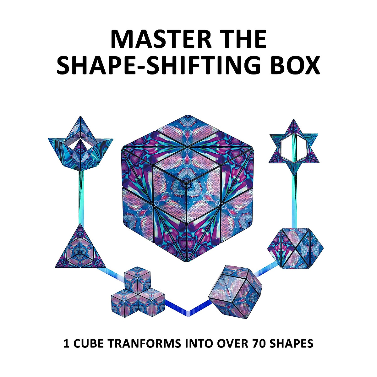 Shashibo Bundle Battle Shapes Magnetizing Puzzle Game and Mystic Ocean