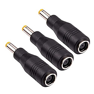 KarlKers 8mm Dc Power Plug, DC 8mm Adapter for Solar Panels, DC7909 Female to 5.5mm X 2.5mm Male Connector Solar Plug Adapter for Solar Generator Portable Power Station, Rechargeable Battery 3 Pack