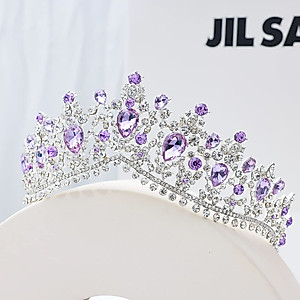 Kamirola - Queen Crown and Tiara Princess Crown for Women and Girls Crystal Headbands for Bridal, Gothic Halloween Costumes for Women Prom Christmas Wedding Birthday Prom Pageant Party