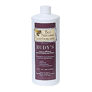 Bee Natural Rudy's Leather Conditioner, 1 pint, Clear