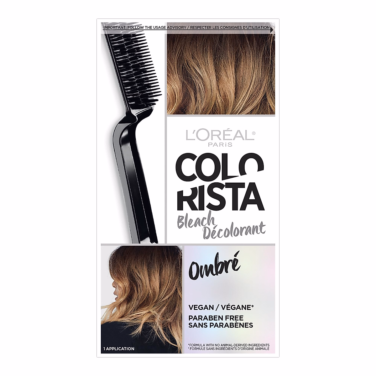 L’Oréal Paris Colorista Hair Bleach, Ombre Hair Color Kit, 1 Hair Bleach Kit
