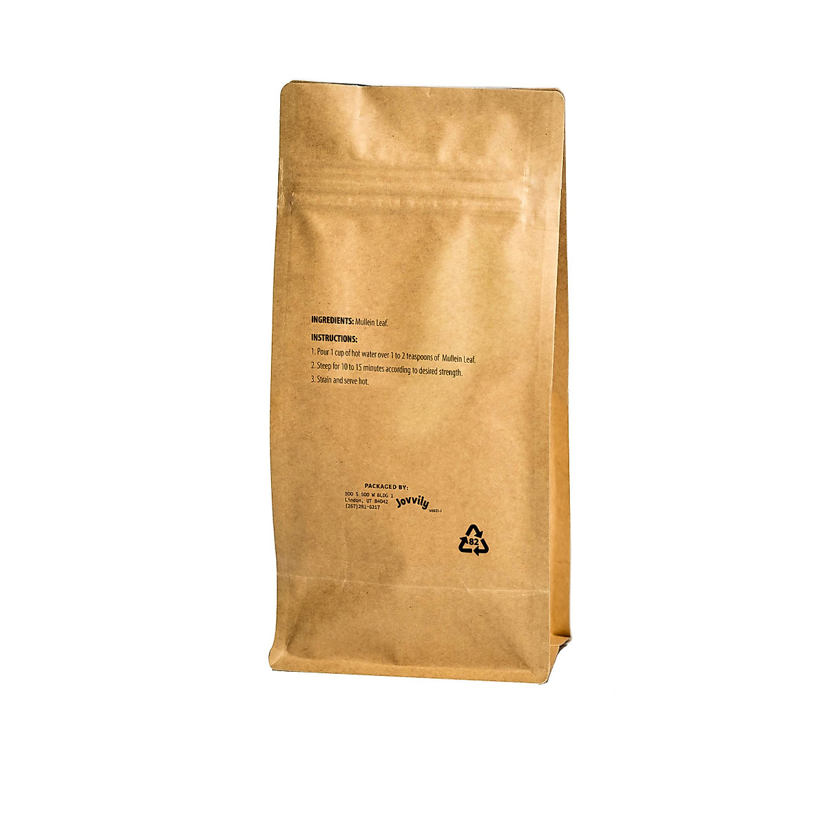 Jovvily Mullein Leaf - 8 oz - Cut & Sifted - Herbal Tea - Caffeine Free