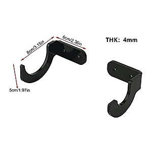 MANNIFEN 2 Pair Lightsaber Rack,Lightsaber Stand,Wall-Mounted Lightsaber Rack,Acrylic Light Saber Display Holder Black