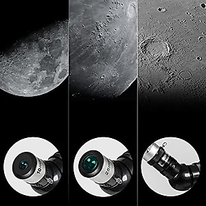 Telescope for Kids Girls Astronomy Beginners - 70mm Aperture and 400mm Focal Length Professional Refractor Telescope for Adults Great Christmas Astronomy Gift for Kids with Gift Package, Pink