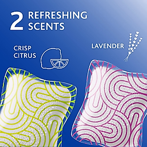 O-Cedar EasyWring Microfiber Spin Mop and Bucket Cleaning System + Citrus and Lavender Pacs (Variety Pack)