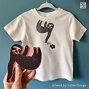 Speedball Fabric Block Printing Ink, 2.5 oz, Black, Non-Toxic Water-Miscible, No Heat Setting Required, Made in USA