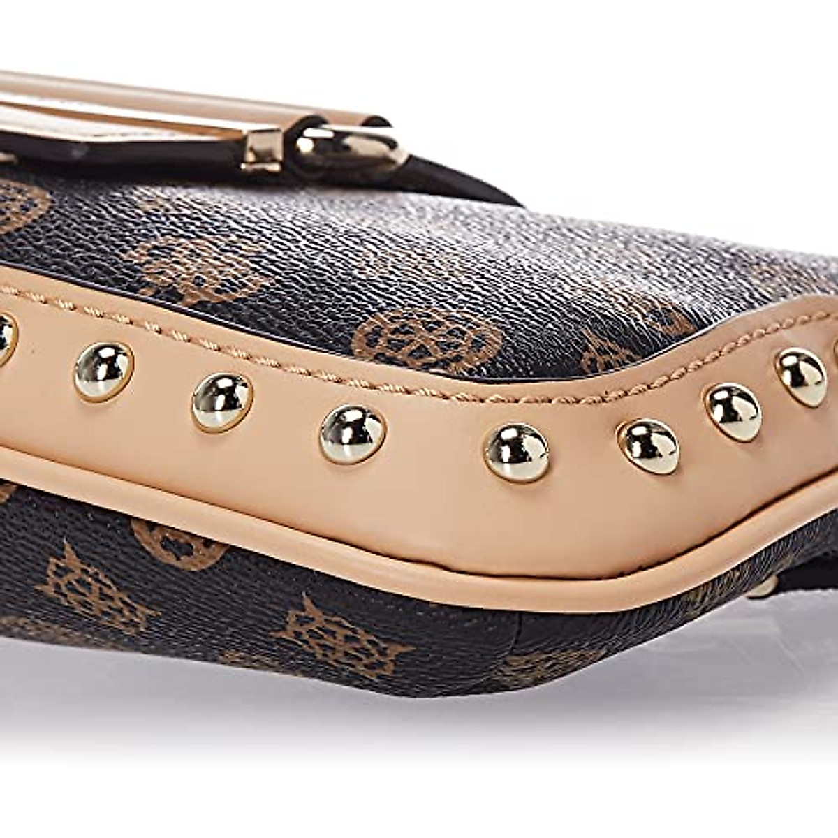 GUESS Women's Greta Small Shoulder Bag Handbag - Mocha