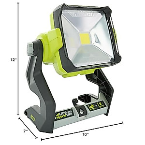Ryobi P720 One+ 18-Volt Dual Power 20-Watt LED Work Light w/ Tripod Mount (Battery Not Included / Tool Only)