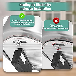 Restlrious Soup Chafer 11 QT Stainless Steel Round Soup Warmer Heating by Electric Plate or Fuel, Large Marmite Soup Chafer with Pot Lid and Frame, Commercial Grade for Catering Parties Events Banquet