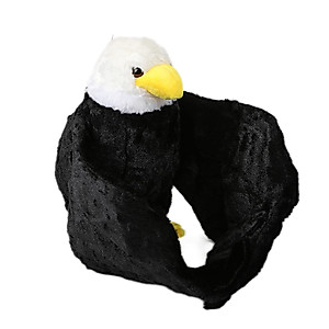 CAZOYEE Large Bald Eagle Plush Stuffed Animal, Soft American Eagle Plush Toy, Cute Bird Plushie, Cuddly Birthday for Kids, 15.7"