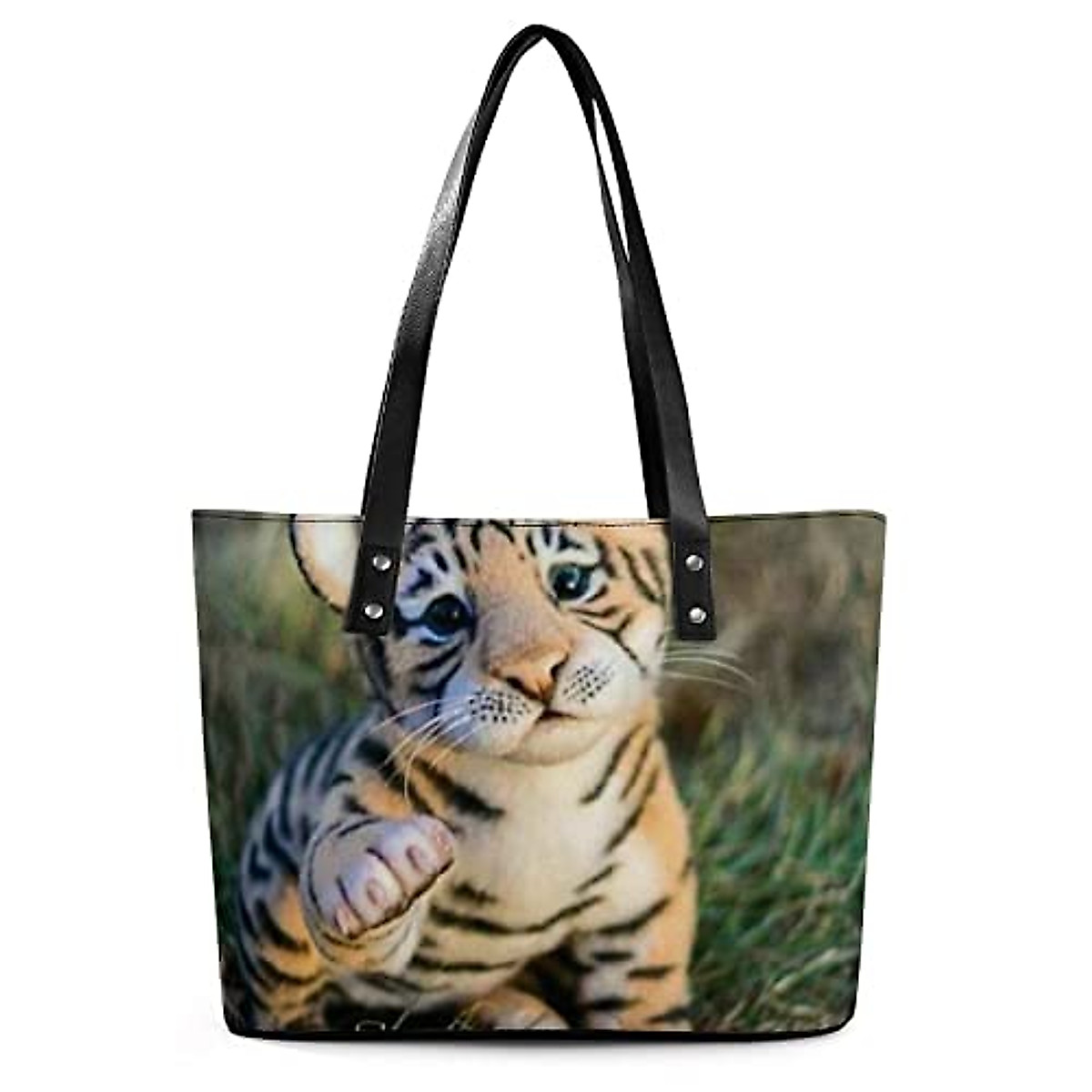 Womens Handbag Cat Leather Tote Bag Top Handle Satchel Bags For Lady