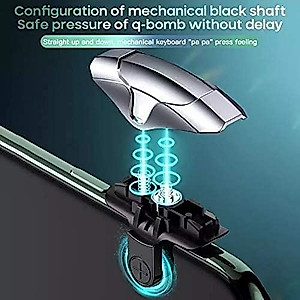 MZLXDEDIAN Mobile Phone Cooler, Cellphone Fan for Mobile Gaming Phone, Game Handle Radiator Mobile Phone Cooler Mini Cooling Fans, Works with iOS& Android