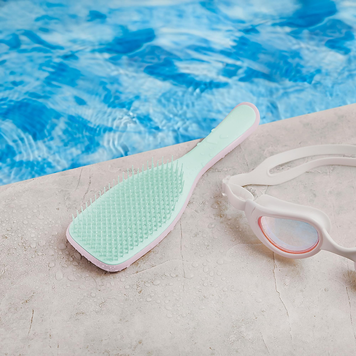 Tangle Teezer Ultimate Detangler Hairbrush for Wet & Dry Hair, Eliminates Knots & Reduces Breakage for All Hair Types, Baby Pink & Mint