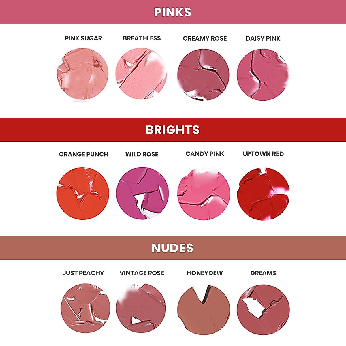 True + Luscious Super Moisture Lipstick – Clean, Vegan and Cruelty Free – Lasting Hydration for Dry Lips with a Satin Finish – Breathless Pink