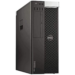 Dell Precision T5810 Workstation E5-1620 V3 3.6GHz 4-Core 64GB DDR4 Quadro 600 480GB SSD + 1TB HDD Win 10 Pro (Renewed)