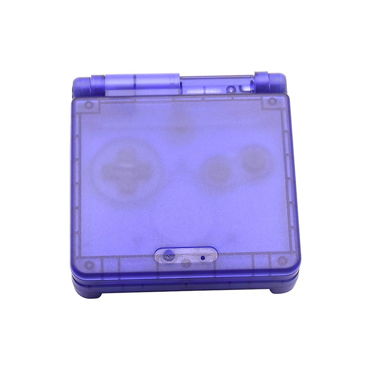Meijunter Replacement Transparent Clear Full Housing Shell Case Repair Parts Kit w/Lens&Screwdriver for Nintendo Gameboy Advance SP GBA SP Console