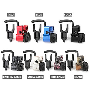 AMEYXGS Drop Away Arrow Rest for Compound Bow Right/Left Hand Compound Bow Arrow Rest with Locking Structure (Right Hand, RED)