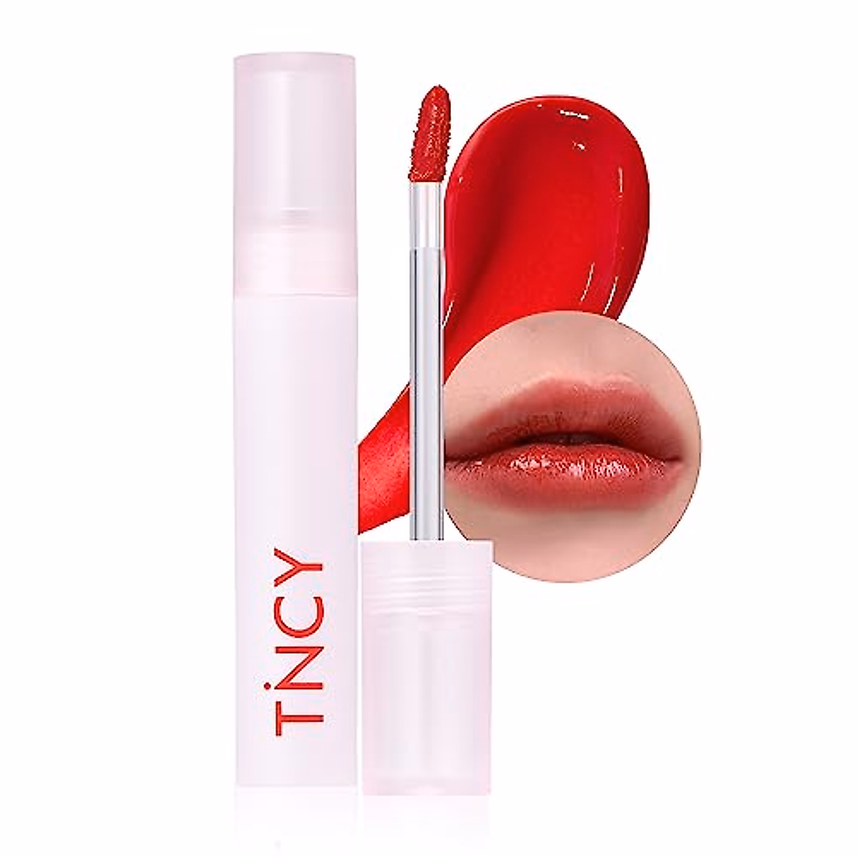 It'S SKIN Tincy All-Day Semi-Matte Lip Stain Tint 0.13oz (04 Bloodymary Red) - Non-Transfer | Smooth Satin Finish, Rich Pigmentation | Moisturizing, Comfortable Vivid Color for Lasting All-Day Beauty