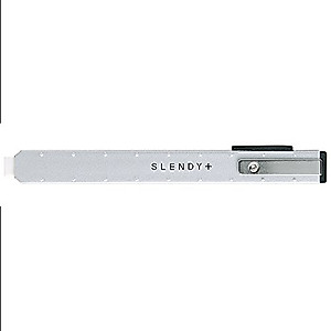 SEED Thin Steel Holder Eraser Slendy+, Silver (EH-S-S) (Japan Import)