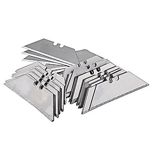 Samger 100 Pack Utility Knife Blades with Dispenser Box Cutter Razor Blades Knife Replacement Carbon Steel Knife Blades