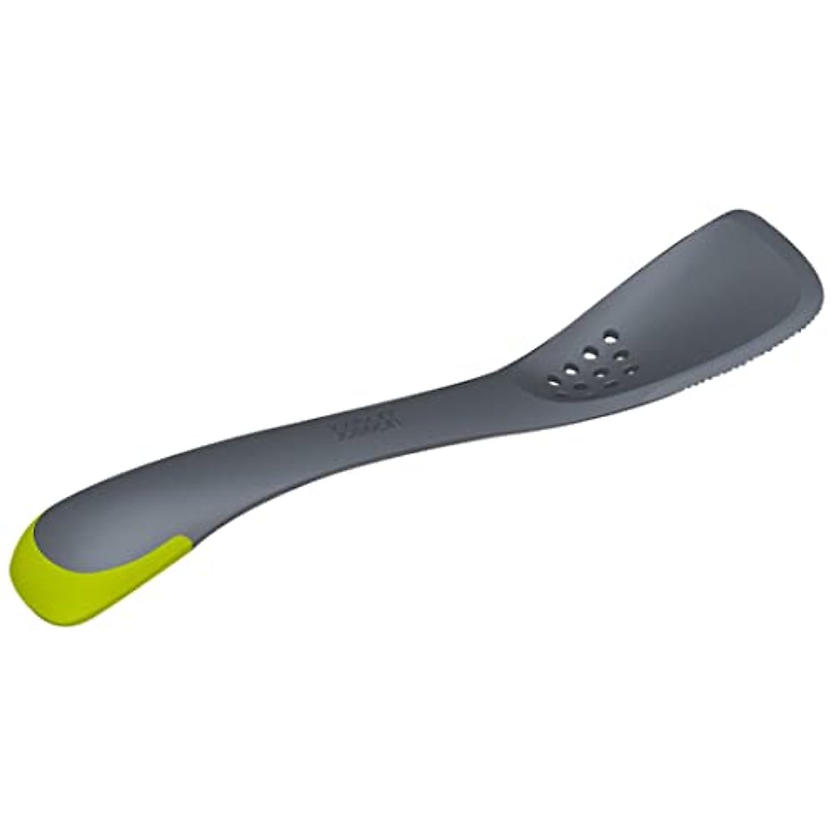 Joseph Joseph Uni-Tool 5-In-1 Utensil Slotted Solid Spoon Spatula Turner Slicer Kitchen All-In One Space Saving, Gray 12 long