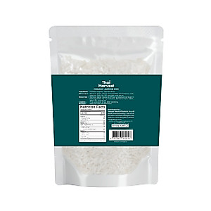 THAI HARVEST 100% USDA Organic Jasmine Rice 7 Ounce (Pack of 8) Microwaveable 90 Seconds Ready to Eat Instant Jasmine Rice for Quick Dinner Meals Zero Preservatives Gluten Free