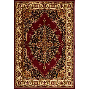 Home Dynamix Royalty Tansy Traditional Area Rug 7'8"x10'4", Oriental Red/Ivory