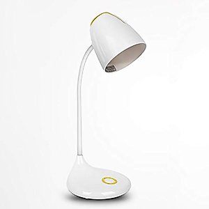 Eye-Caring LED Eye Protection Desk Lamp Energy-saving Rotating Folding Button Dimming Table Lamp for Students To Learn and Write Office lamp (Color : Yellow)