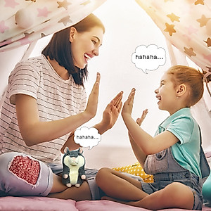 TWORIVER Toddler Toys Talking Hamster Repeats What You Say,Toys for 2 3 4 5 6 7 8 13 Year Old Girl Boy Birthday Gifts Ideas,Valentines Day Gifts for Kids Adults Easter Stuffed Animals Plush Toy Gray