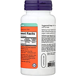 Now Foods Selenium 200 mcg 90 Vcaps