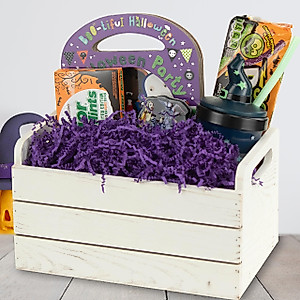 MagicWater Supply Crinkle Cut Paper Shred Filler (2 LB) for Gift Wrapping & Basket Filling - Purple