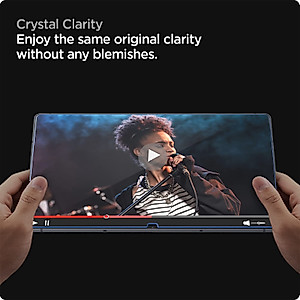 Spigen Tempered Glass Screen Protector [GlasTR EZ FIT] Designed for Galaxy Tab S8 Ultra [9H Hardness/Case-Friendly]