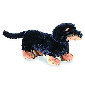 Aurora® Adorable Mini Flopsie™ Vienna™ Stuffed Animal - Playful Ease - Timeless Companions - Black 8 Inches