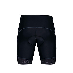 Weimostar Men's Cycling Shorts Padded Bicycle Riding Half Pants Bike Biking Clothes Cycle Wear Tights Black Size L